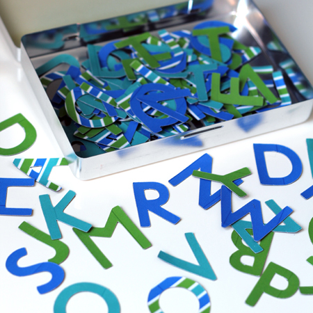 DIY Alphabet Magnets that Actually Stick to Magnetic Primer - Blue i Style