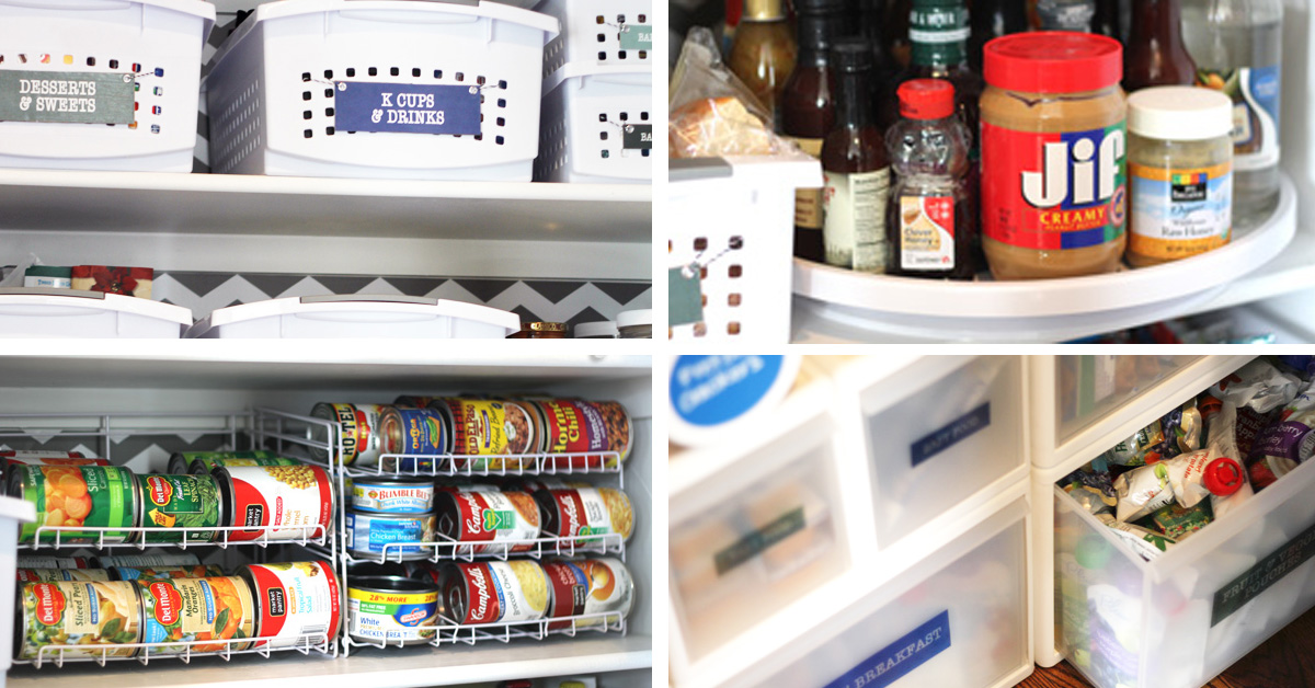 How to Organize a Small Reach-In Pantry - Blue i Style