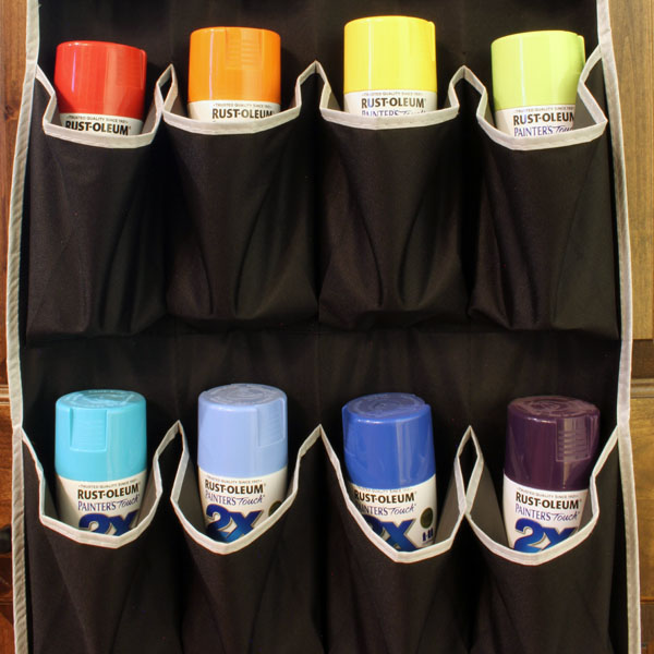 How to Organize Spray Paint Cans - Blue i Style