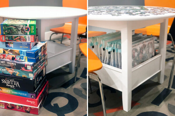 How to Store Jigsaw Puzzles In Less Space - Blue i Style