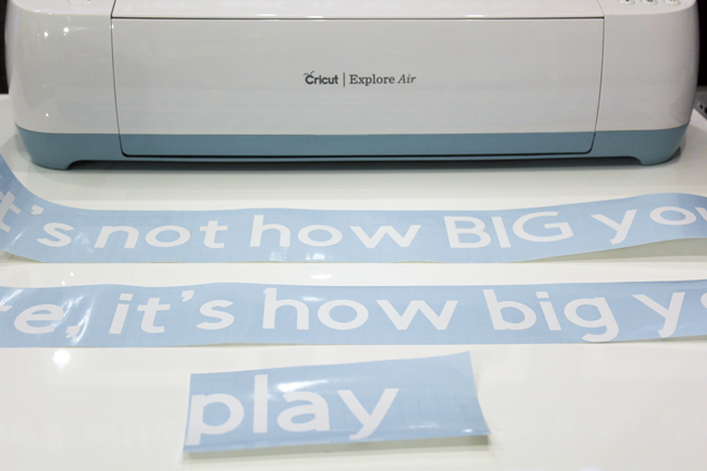 How to Create Wall Words Using Cricut - Blue i Style