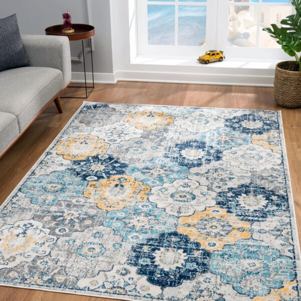 Colorful and Modern Oriental Rugs - Blue i Style