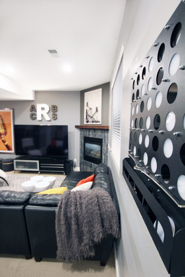 Basement Game Room Reveal - Blue i Style