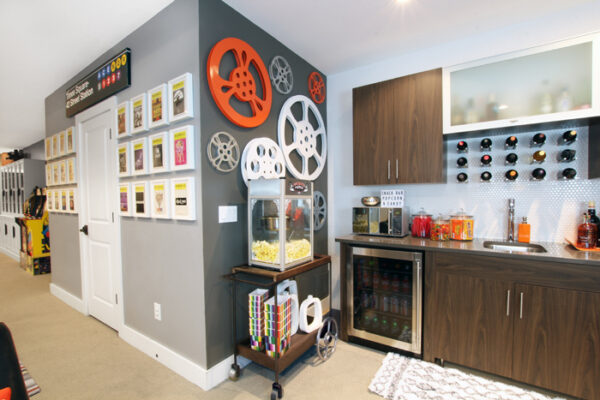 Basement Game Room Reveal - Blue i Style